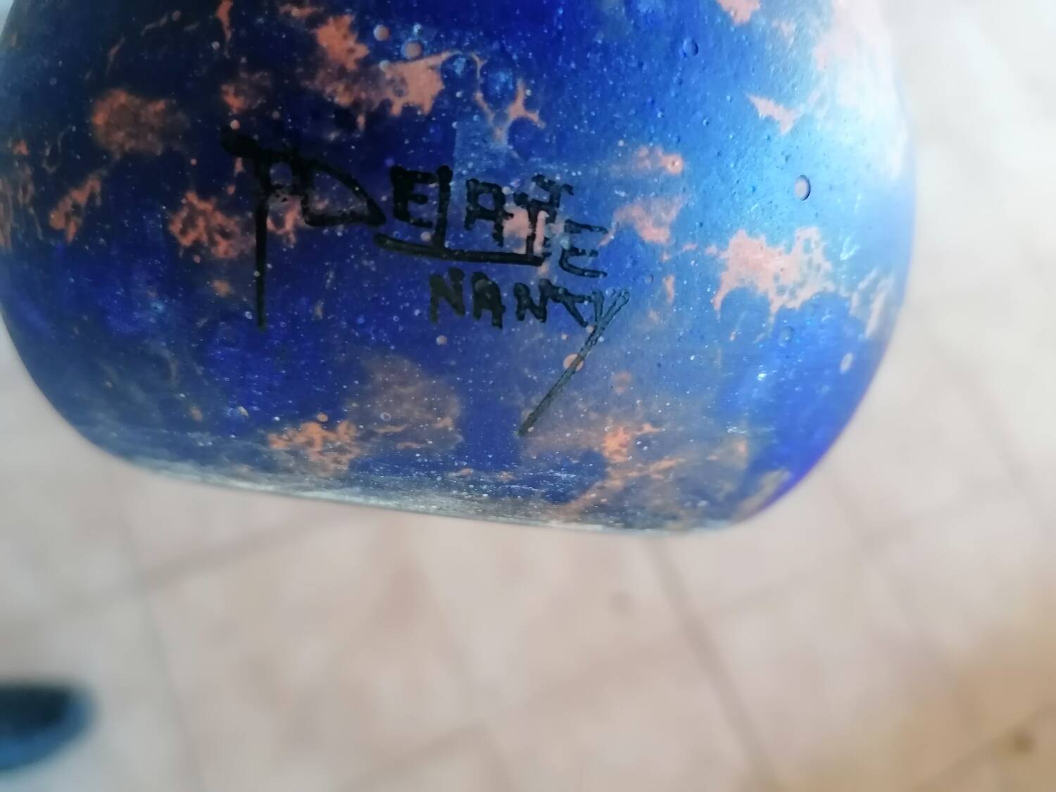 Vase Delatte Nancy signé | Selency