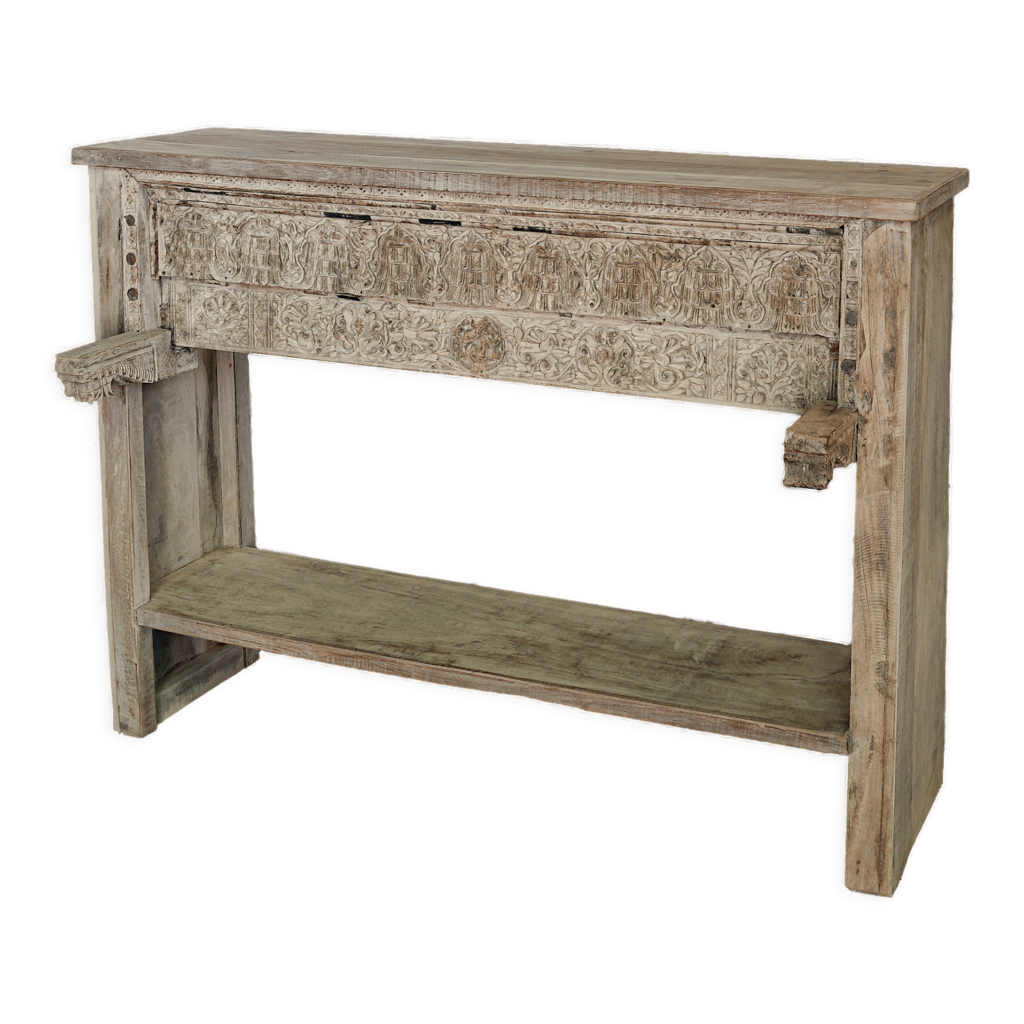 Console en bois sculpté | Selency