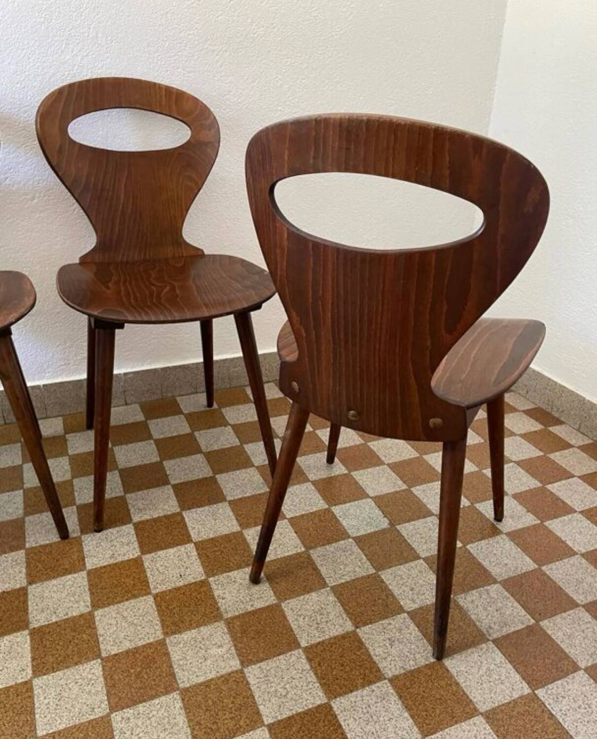 Chaises Fourmi Baumann années 60 (X4) | Selency