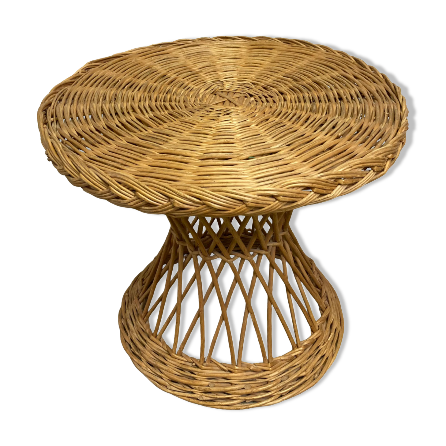 Table basse en osier | Selency