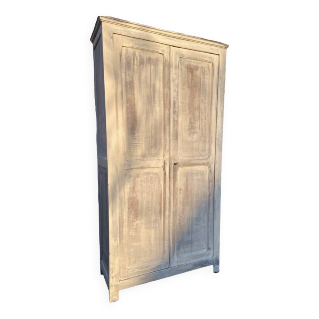 Armoire parisienne ancienne blanche | Selency