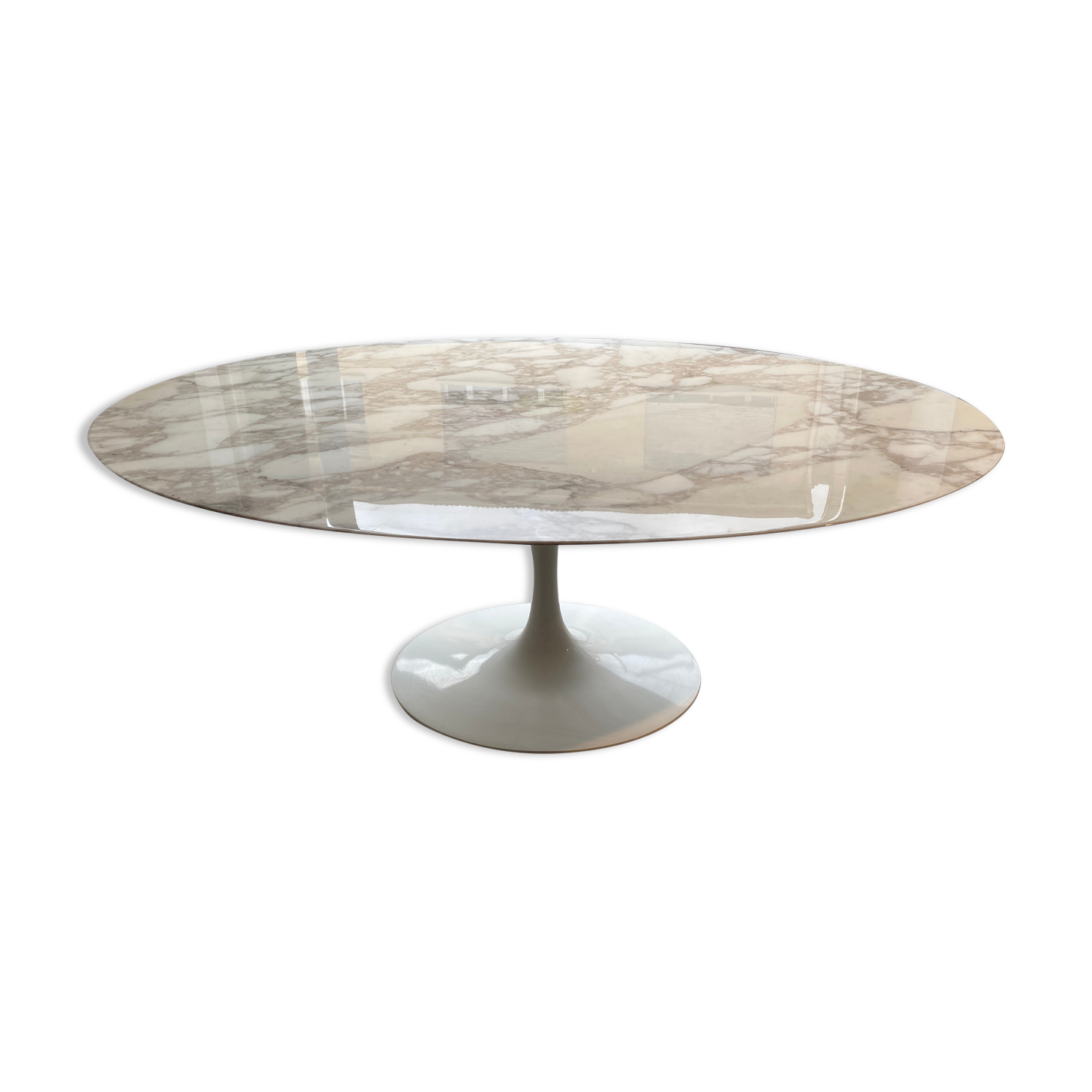 Table ovale en marbre Knoll Studio par Eero Saarinen | Selency
