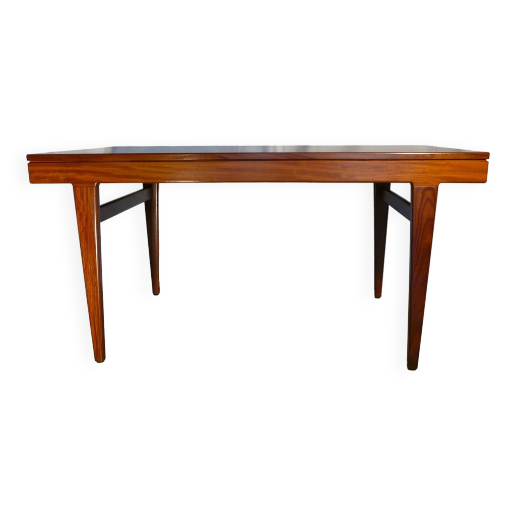 Table rectangulaire extensible vintage scandinave | Selency