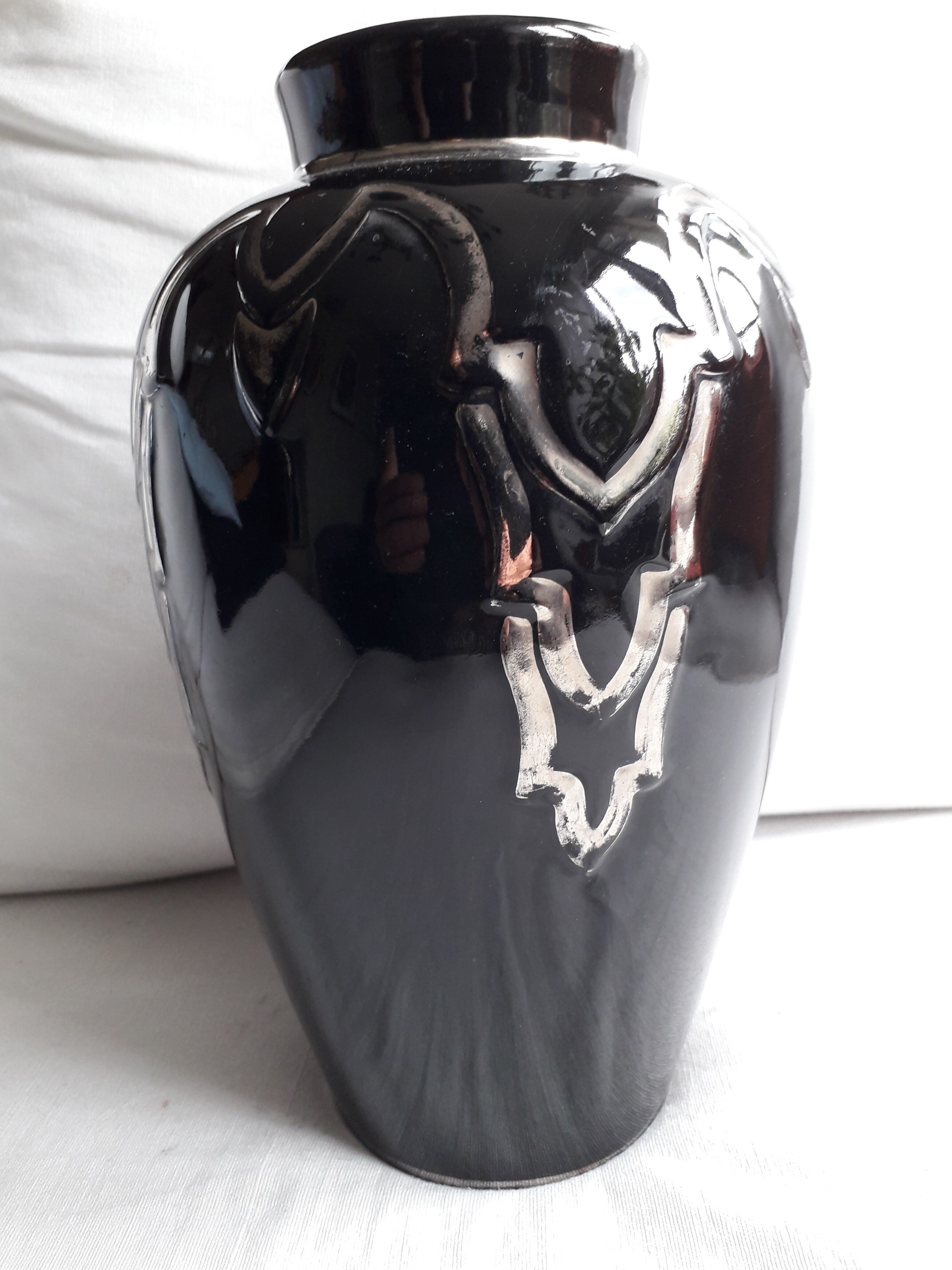 Vase art-déco en céramique signé Odyv | Selency