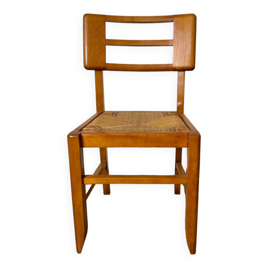 Chaise paillée | Selency