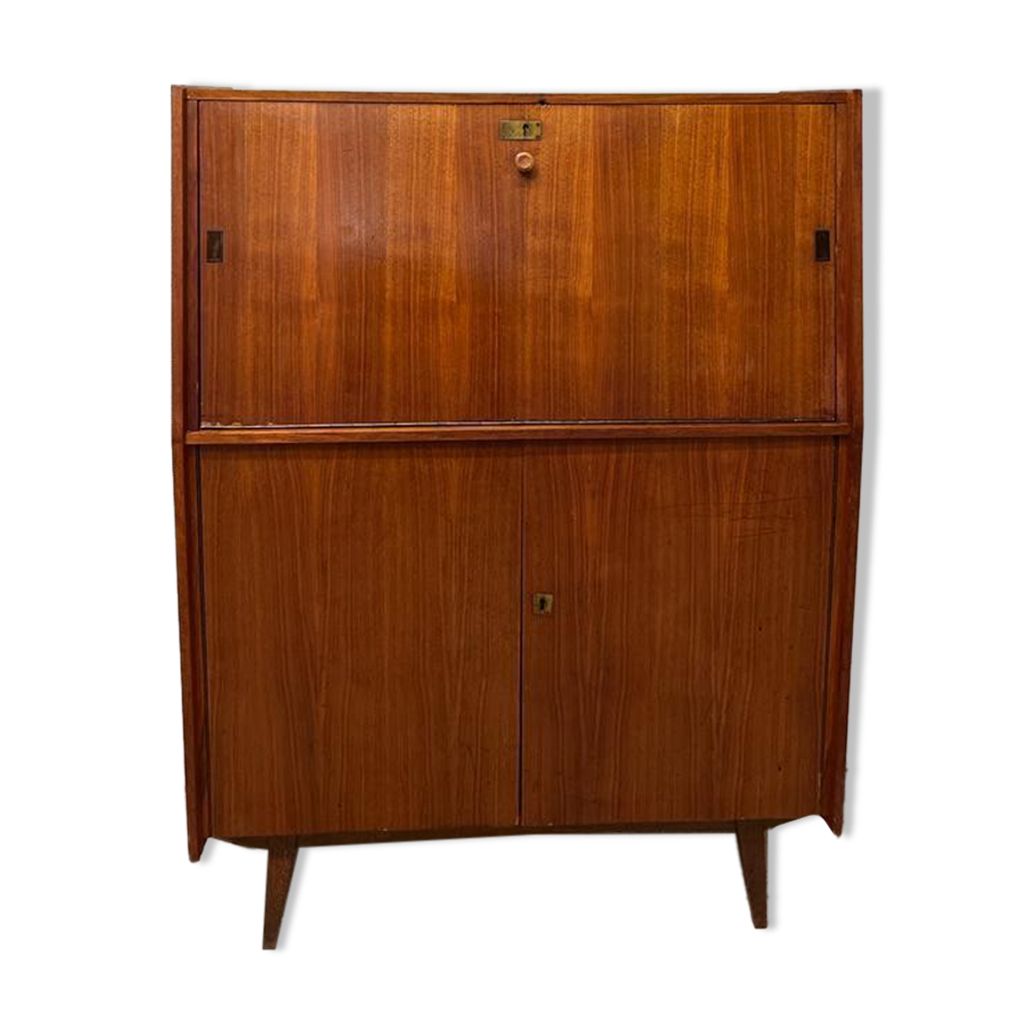 Secrétaire vintage placard commode bureau rétro | Selency