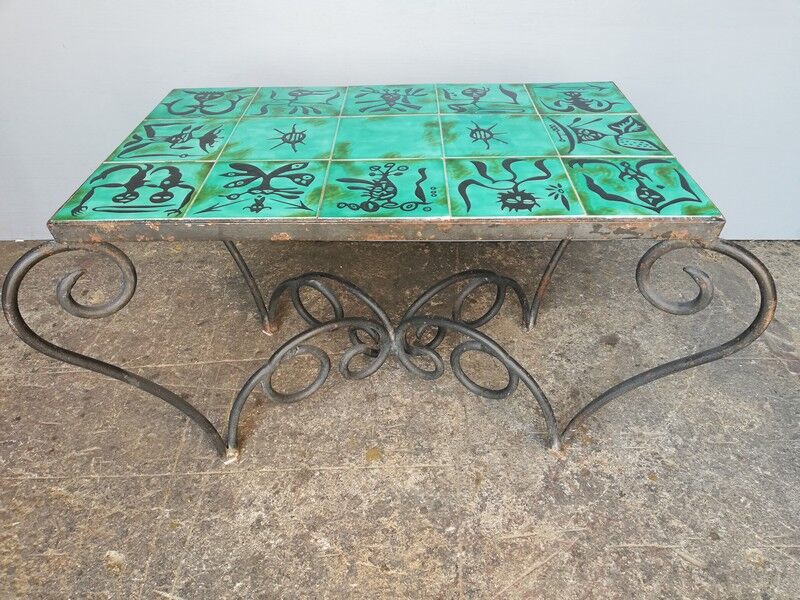 Table basse Jean Lurçat époque 1950/60 | Selency