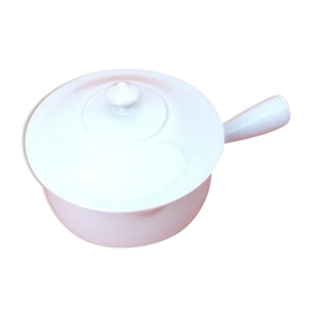 Poêlon couvert véritable porcelaine de grand feu prise bouton / manche ...