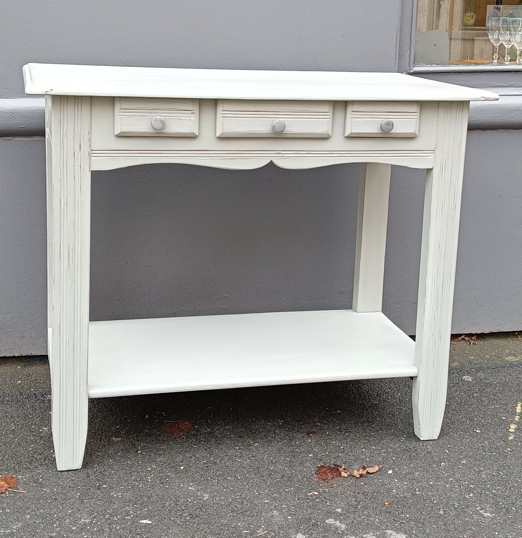 Console desserte grise | Selency