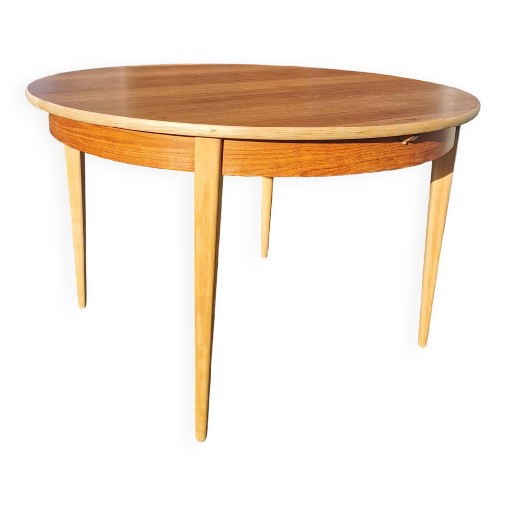 Table Ronde à rallonge esprit scandinave | Selency