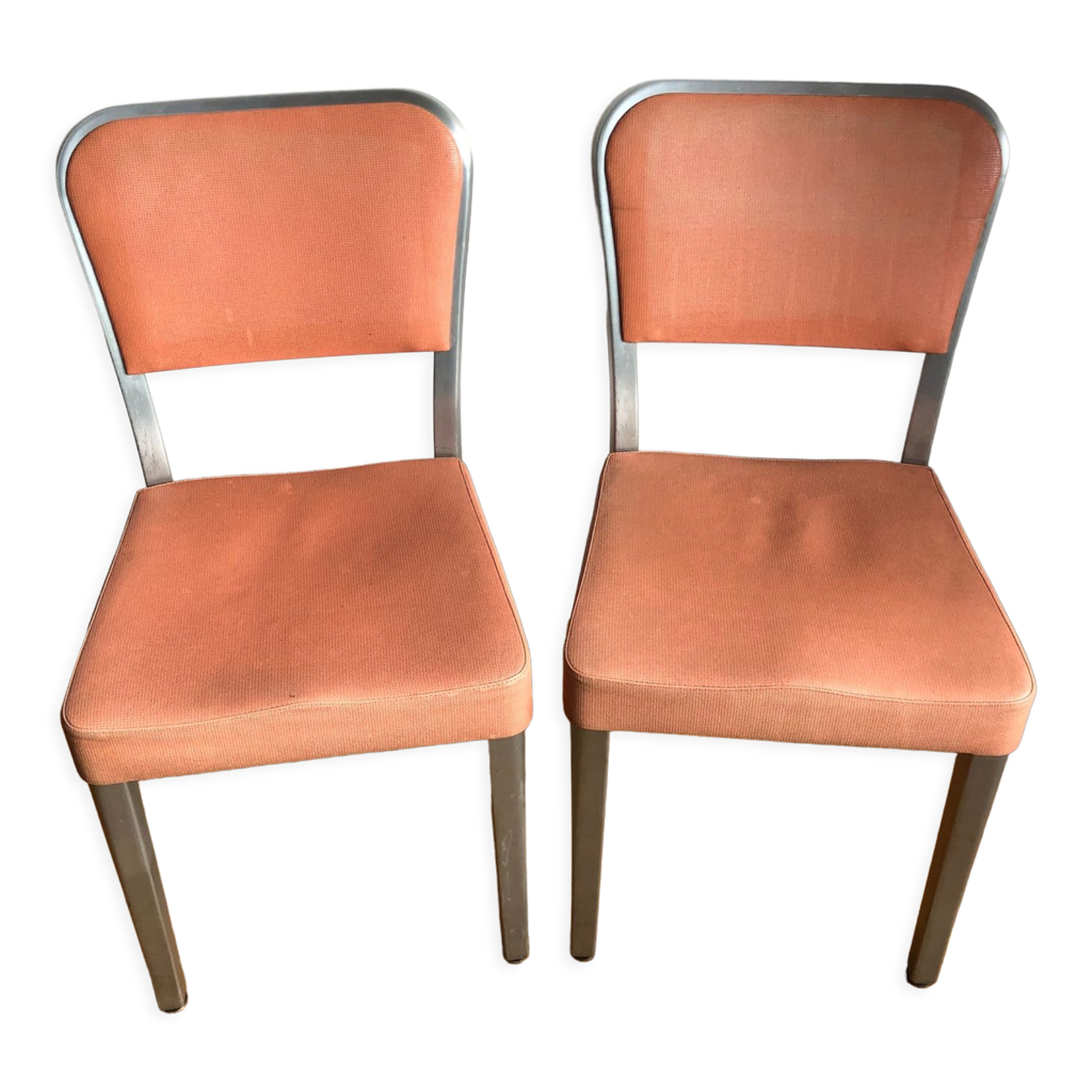 Paire de chaises vintages Goodform industrielles | Selency