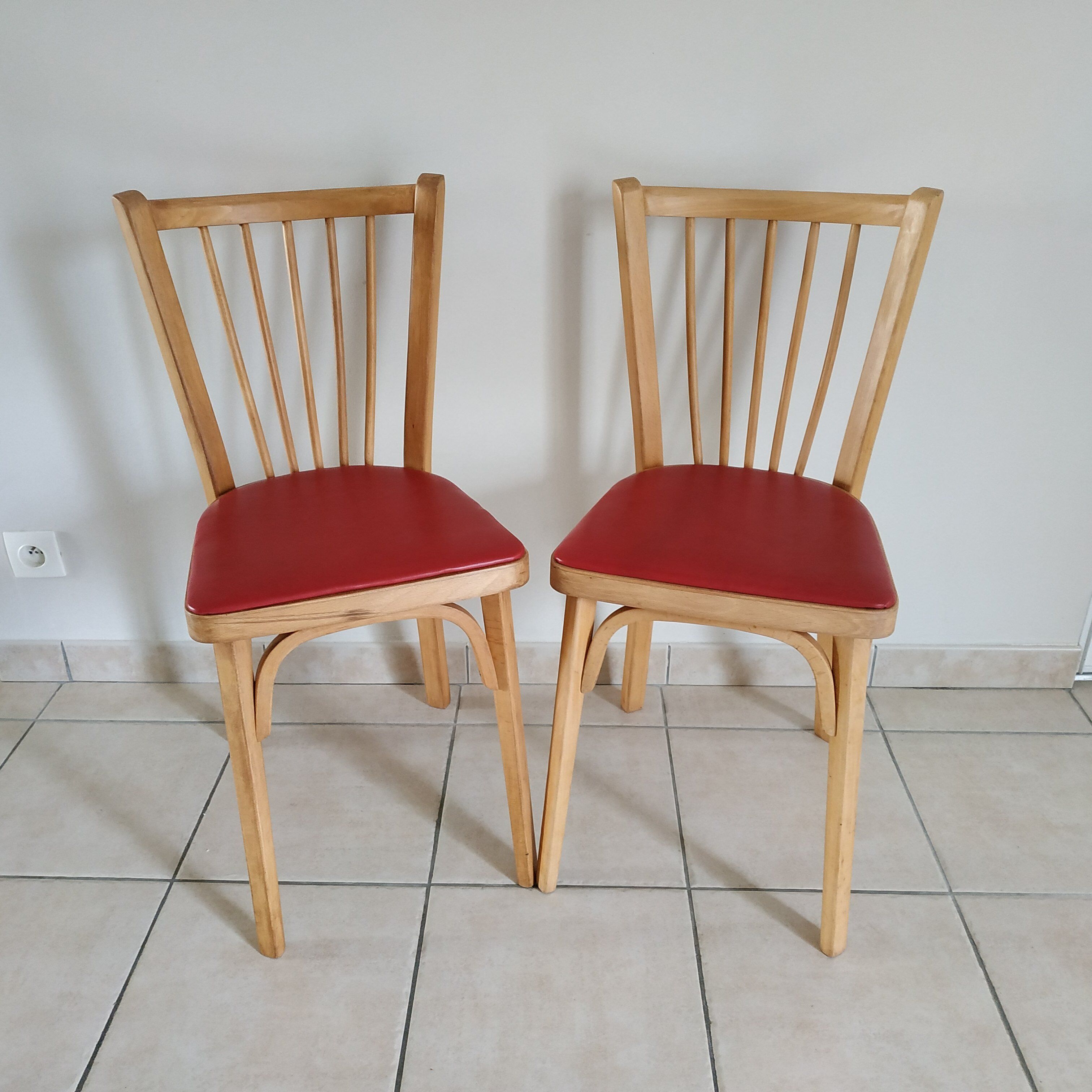 Paire de chaises bistrot Baumann | Selency