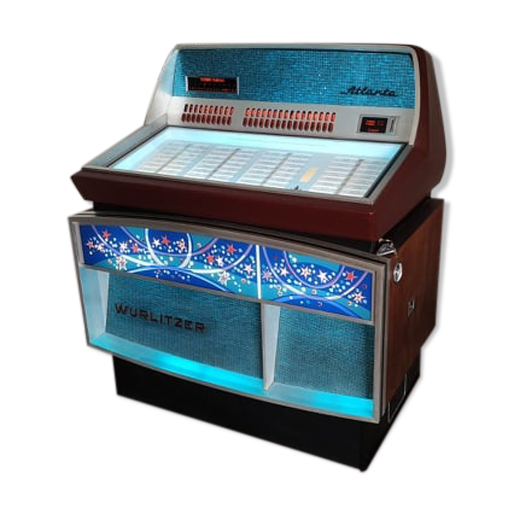 Jukebox wurlitzer model atlanta stereo of 1972 restored + compile ...