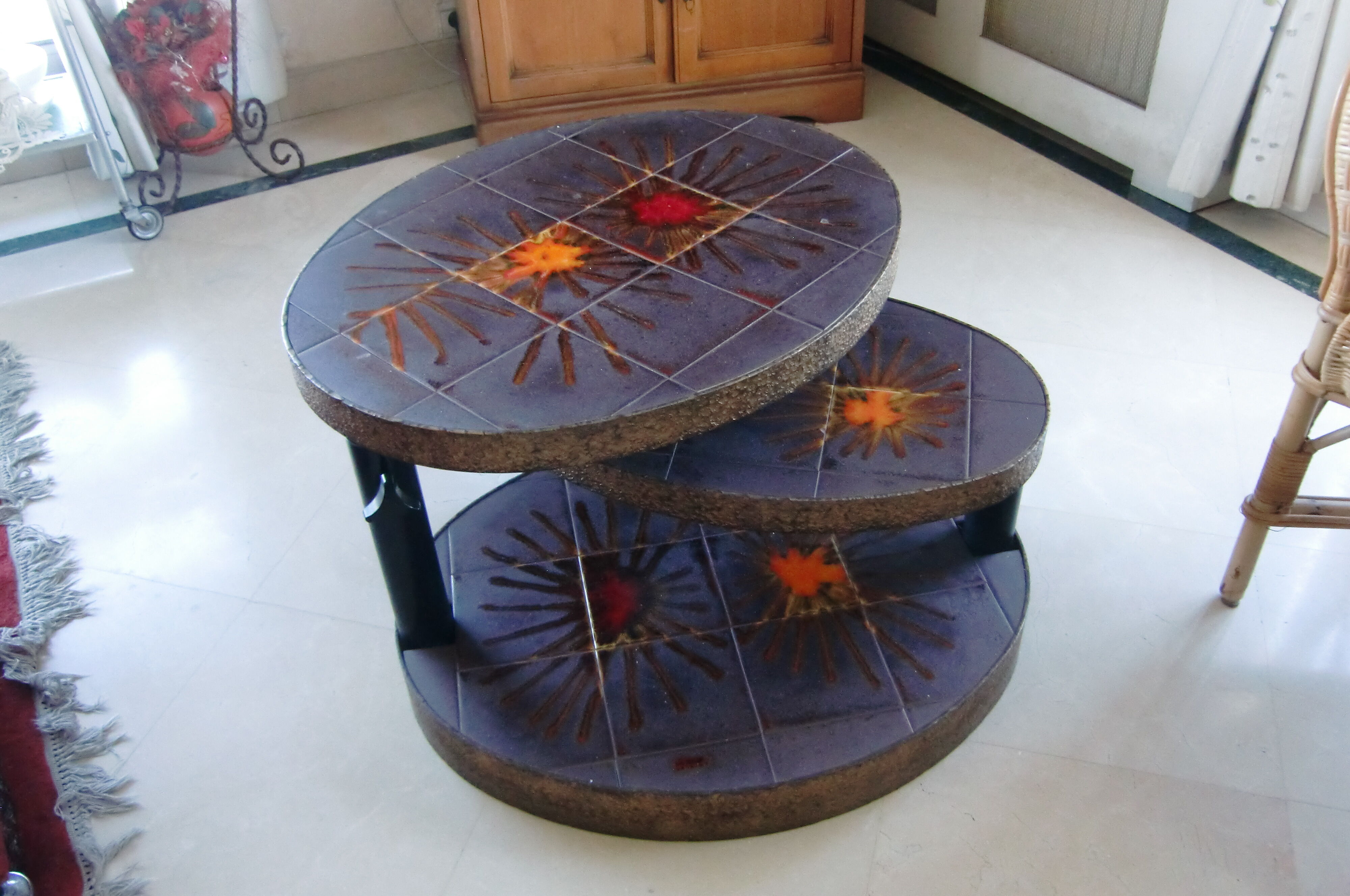 Table basse la roue Vallauris | Selency