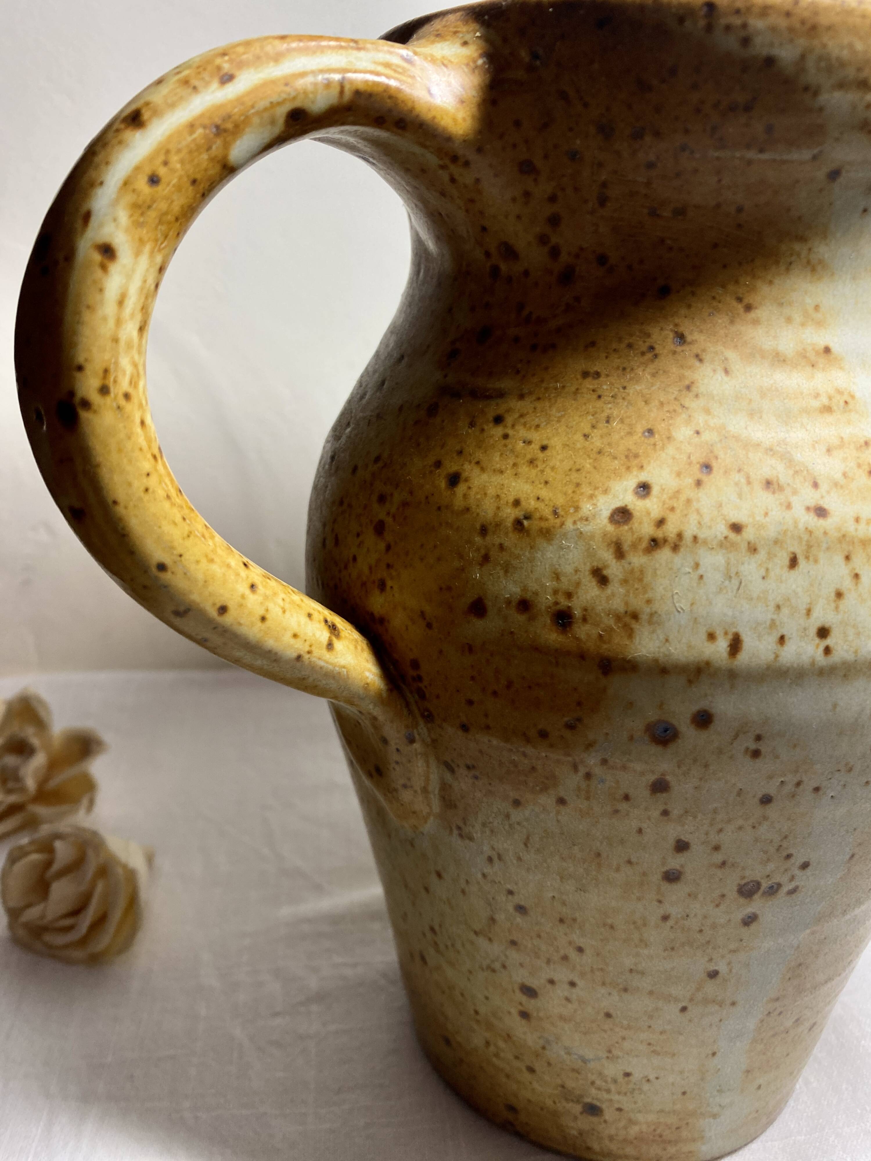 Pichet, vase en gès vintage | Selency