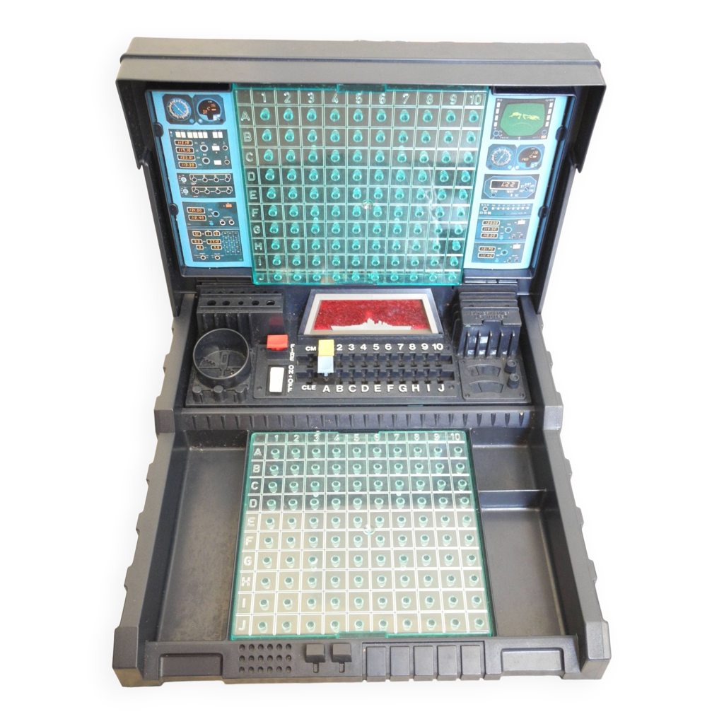 Jouet ancien jeu touché coulé computer mb electronics battleship | Selency