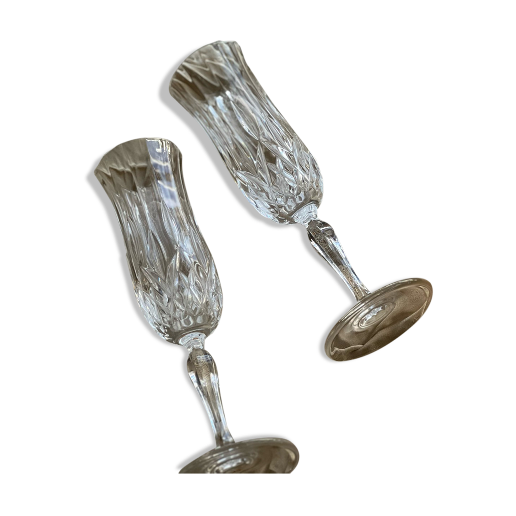 2 coupes à champagne RCR Royal Crystal Rock modèle Opéra | Selency