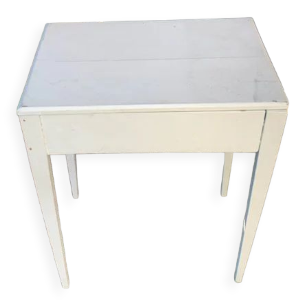 Bureau pupitre table d'appoint en bois peint vintage | Selency