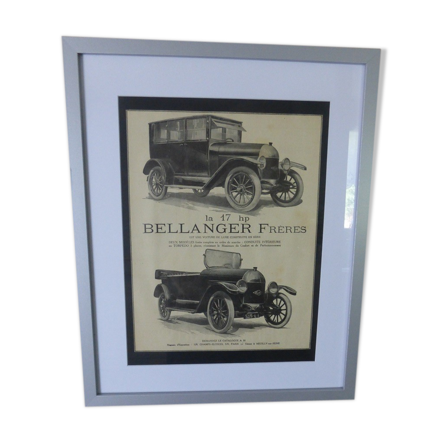 Affiche publicitaire Bellanger Frères de 1920 | Selency