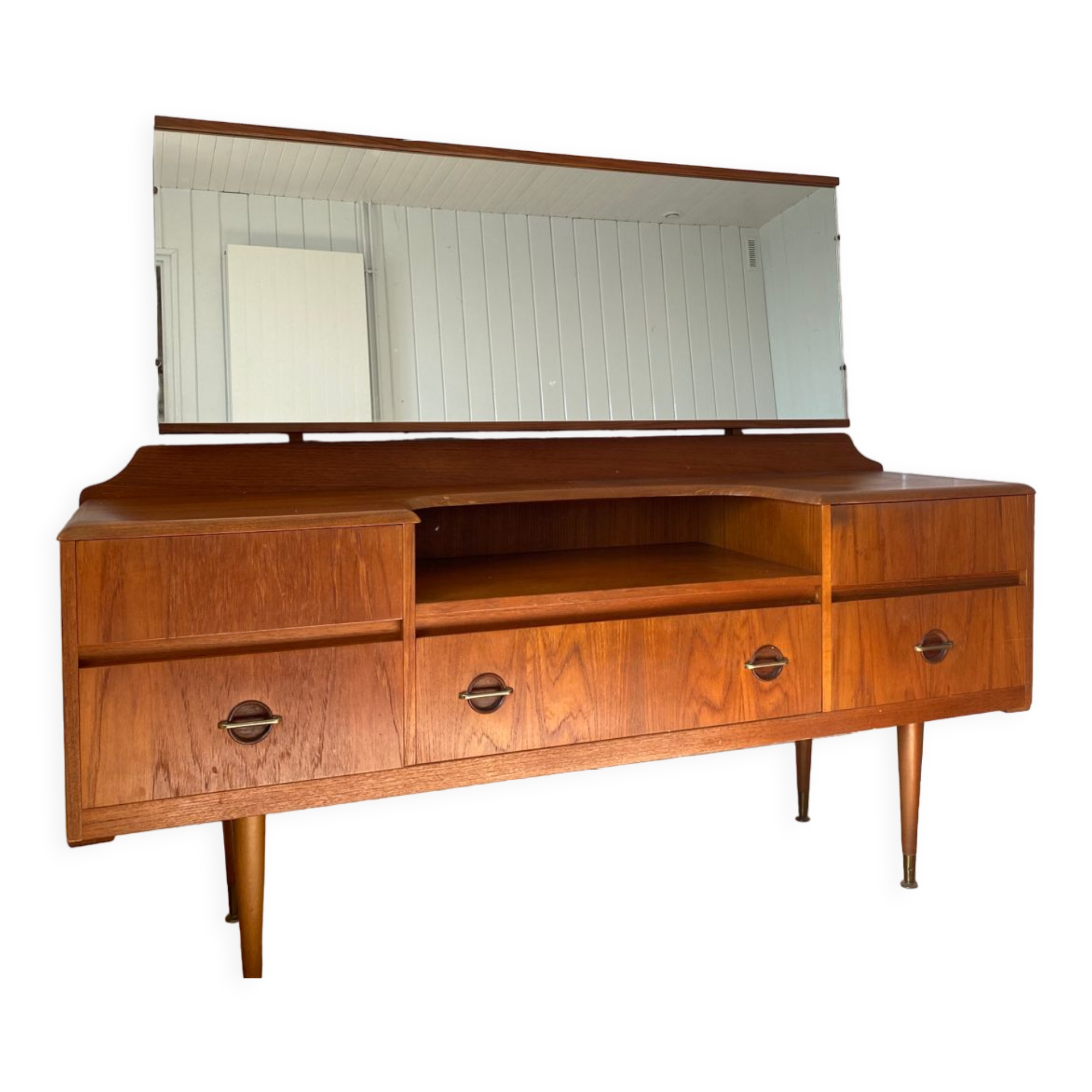 Coiffeuse scandinave 60’s en teck | Selency