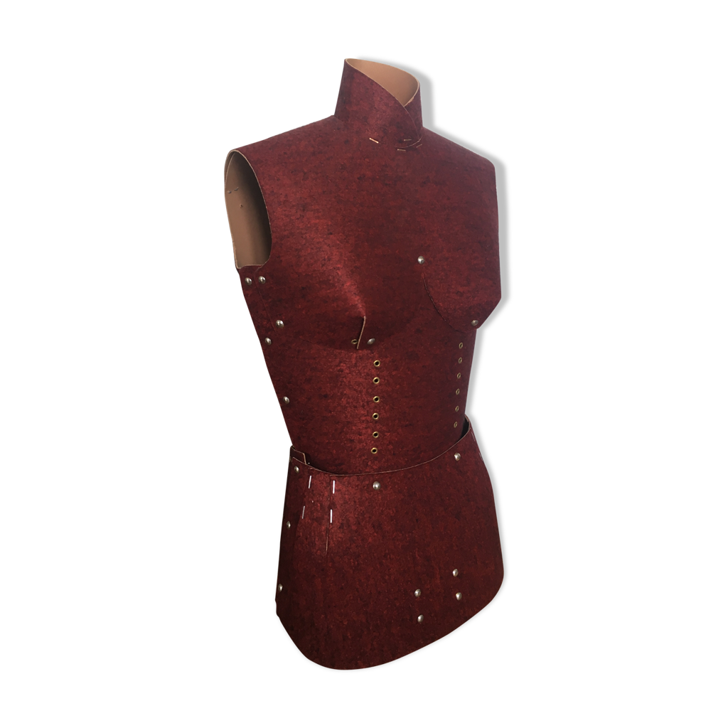 Buste mannequin pour couture vintage années 50 réglable en carton | Selency