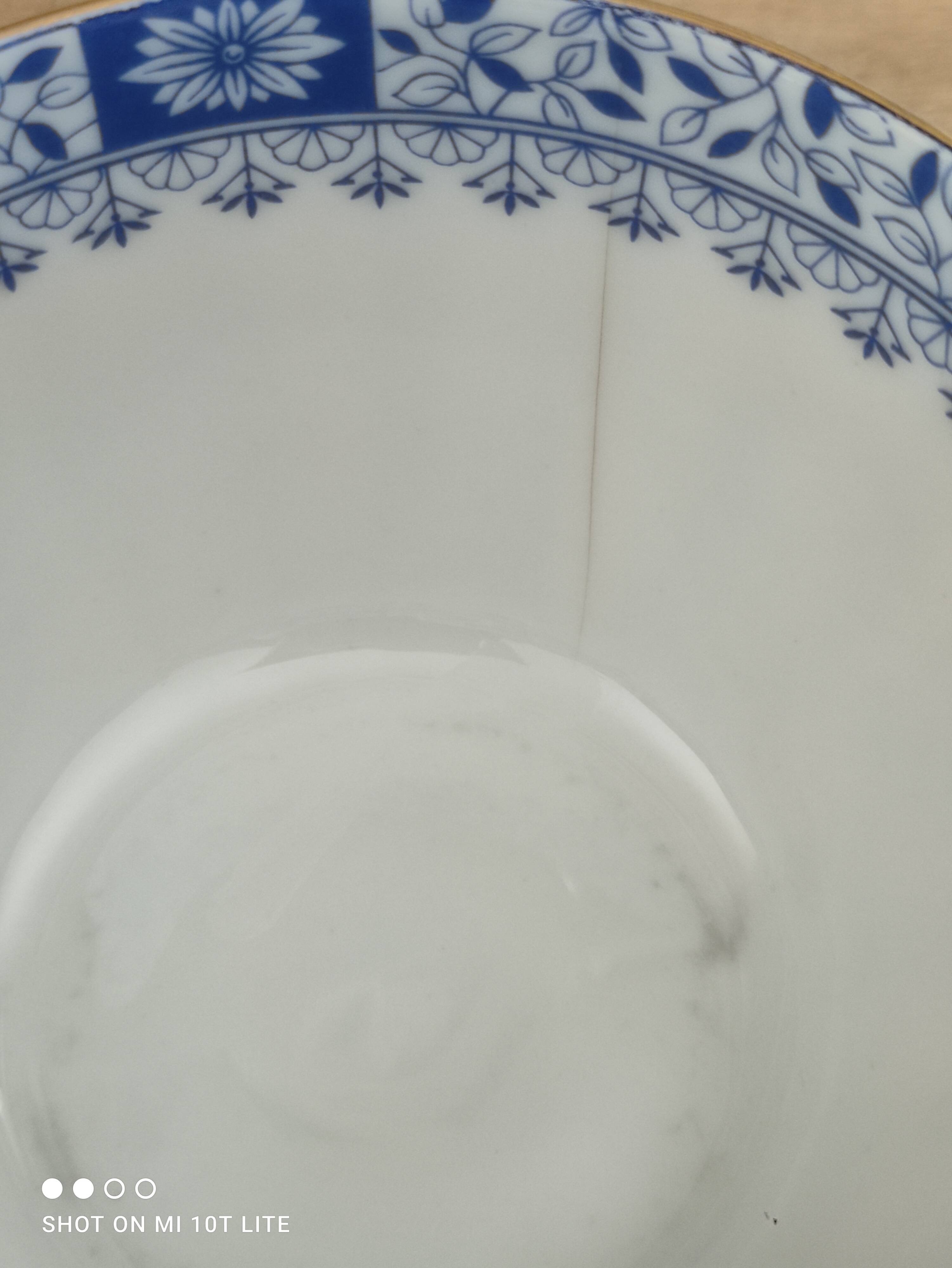 Lot de 6 tasses à thé ou café long en porcelaine Bavaria modèle China ...