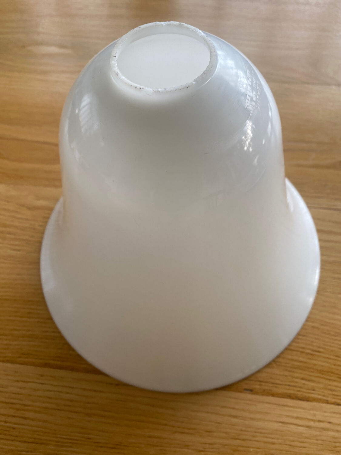 Tulipe opaline lampe Mazda | Selency