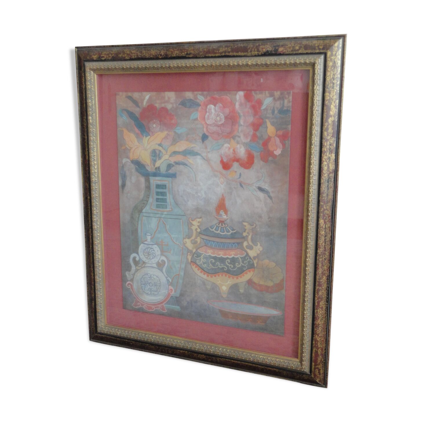 Tableau Panier Chinois "Au vase à gauche" | Selency
