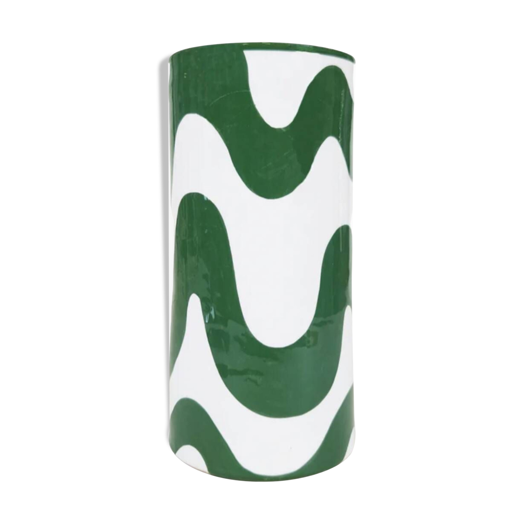 Vase tube - vert | Selency