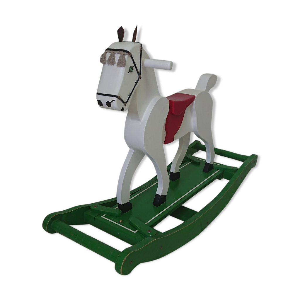 Cheval de bois deux positions bascule et à plat | Selency