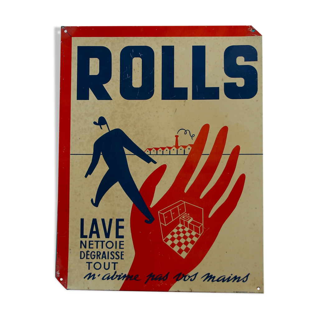 Ancienne plaque publicitaire | Selency