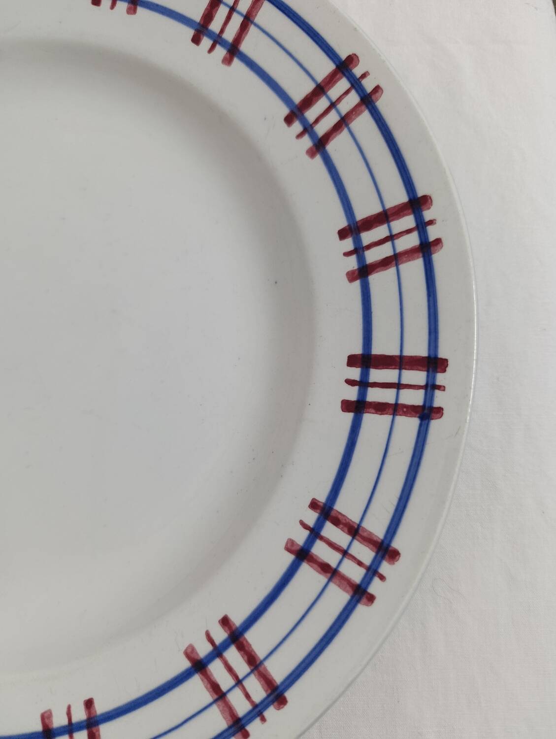 Grand plat rond Sarreguemines Poitou | Selency