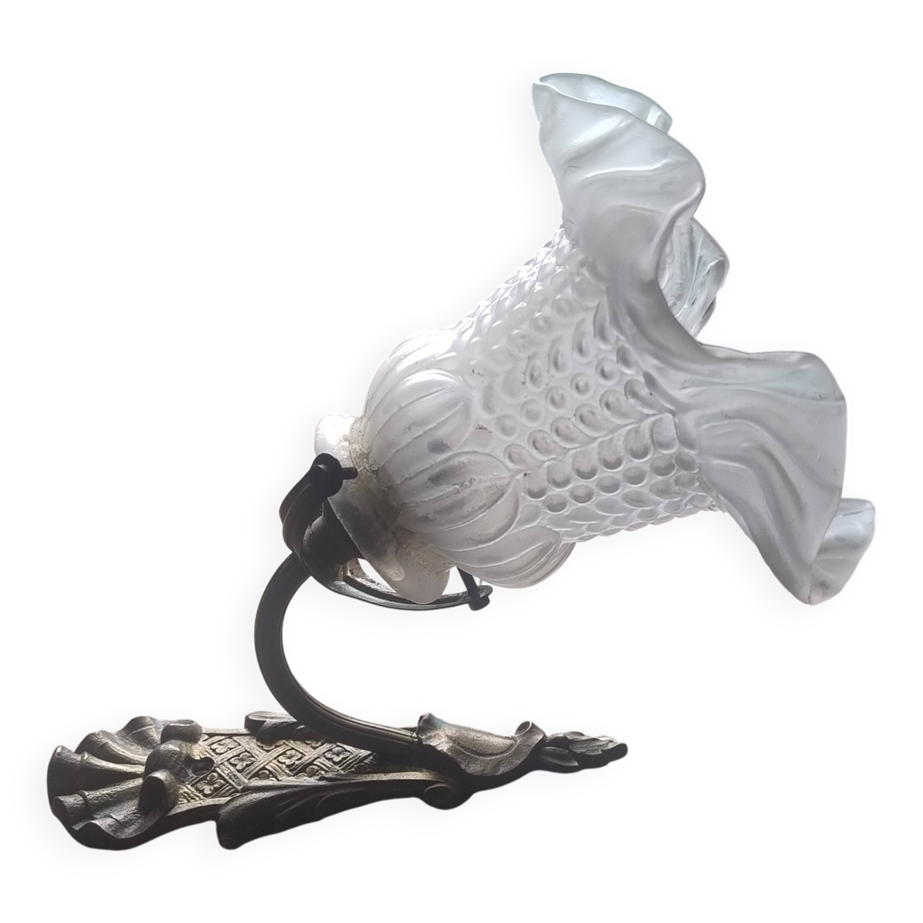 Antique gilded bronze wall lamp art deco | Selency