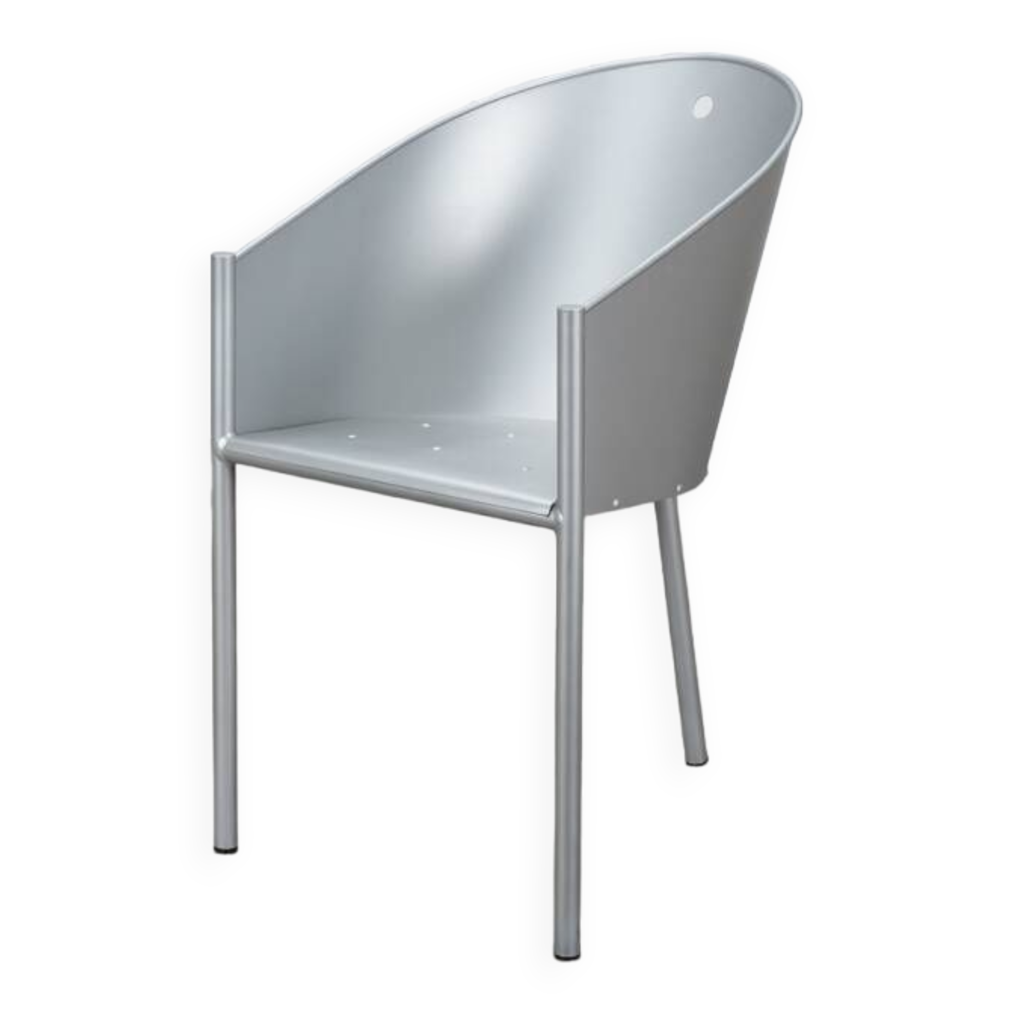 Philippe Starck chaise Aluminio 1988 édition Aleph Driade | Selency