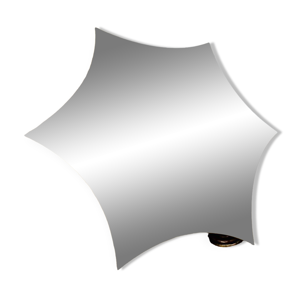 Miroir convexe Endora Sentou étoilé doré | Selency