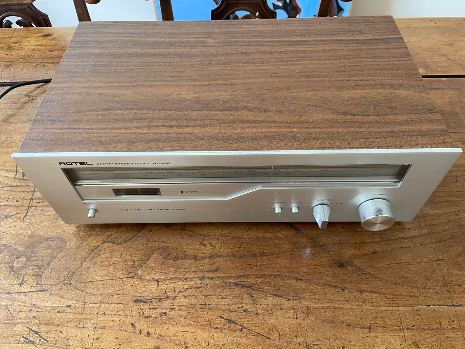 Tuner audio vintage Rotel modèle RT 426 | Selency