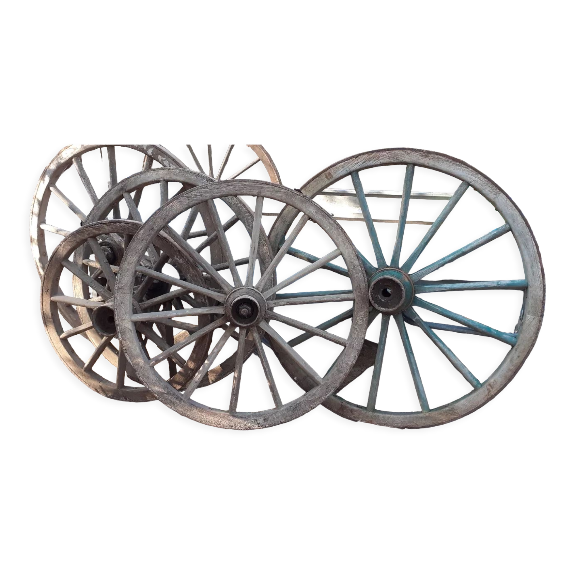 Ancienne roue charette | Selency