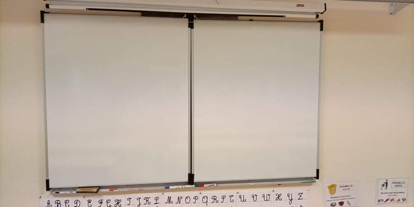 Tableau d'ecole craie et Velleda | Selency