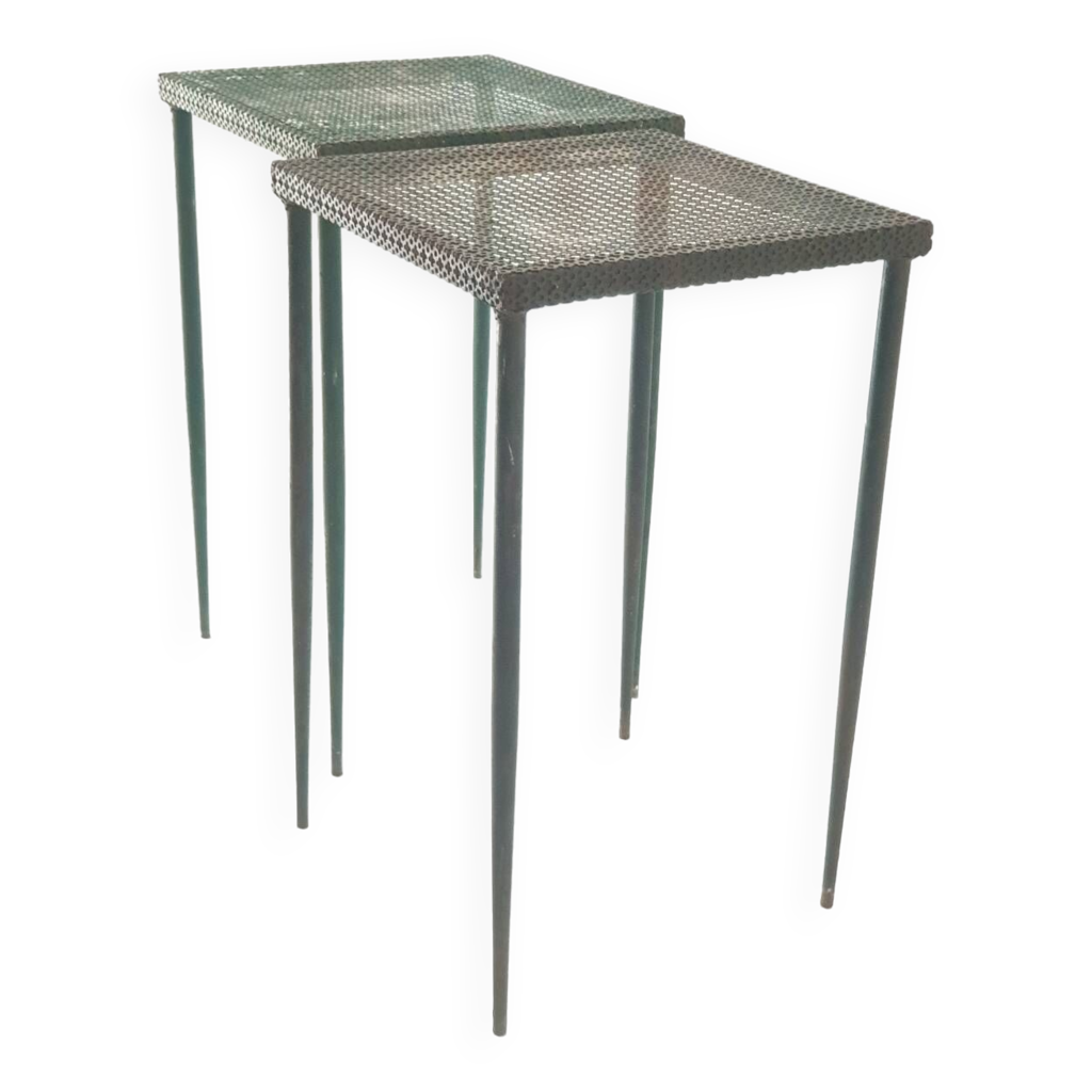 Tables d'appoint Mathieu Mategot tôle perforée | Selency