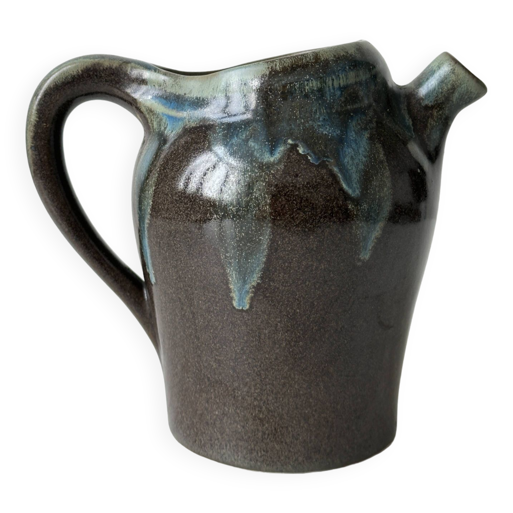 Pichet en céramique coloré foncé | Selency