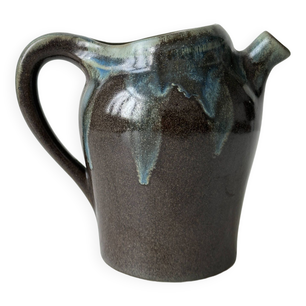 Pichet en céramique coloré foncé | Selency