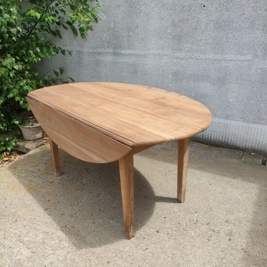 Table ancienne ovale rabattable | Selency