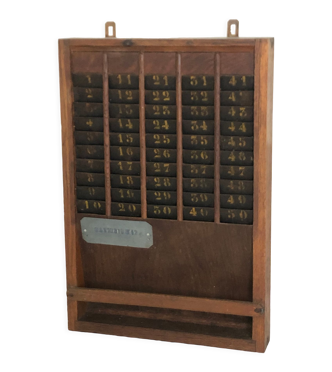 Tableau de pointage d'usine, mobilier industriel | Selency