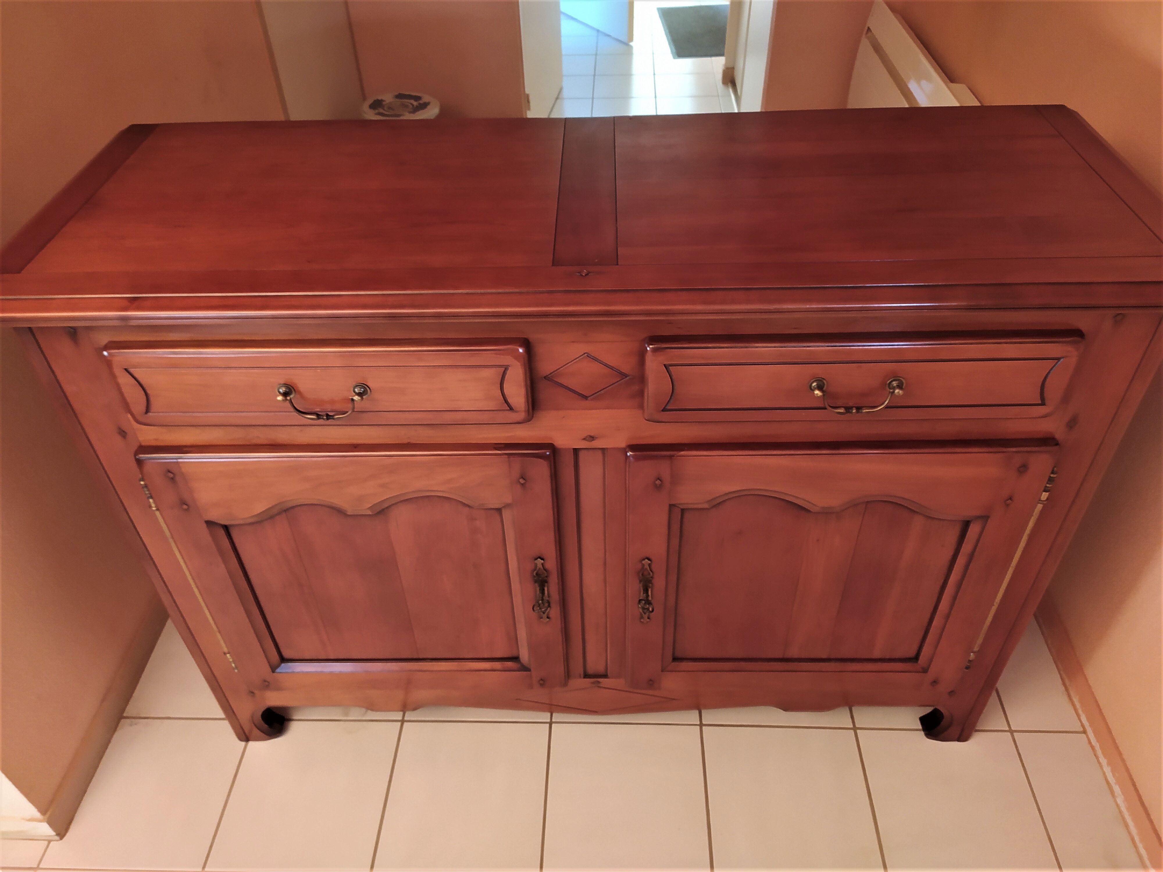 Buffet bas en merisier massif | Selency