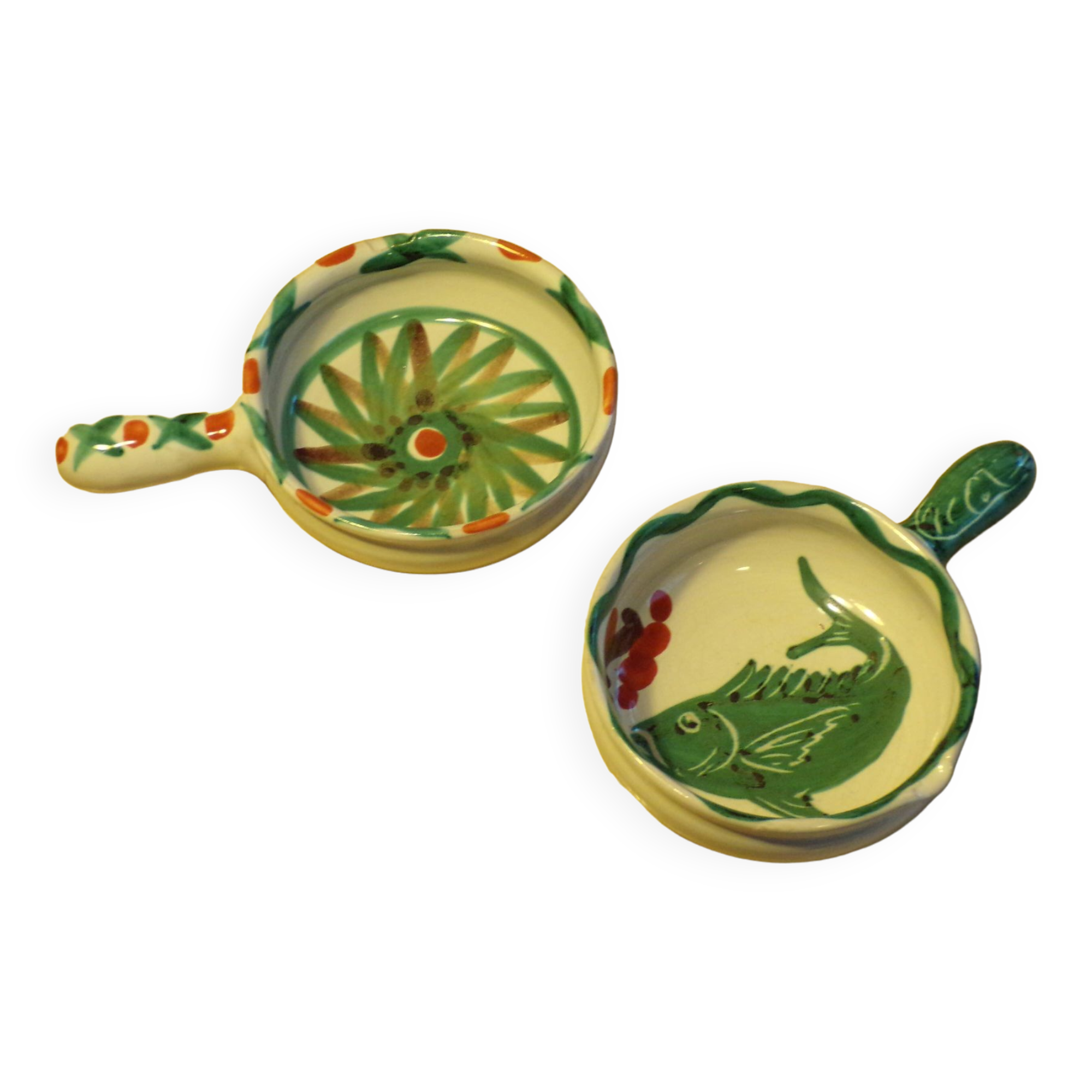 2 caquelons céramique par Antoine Fazio à Vallauris | Selency