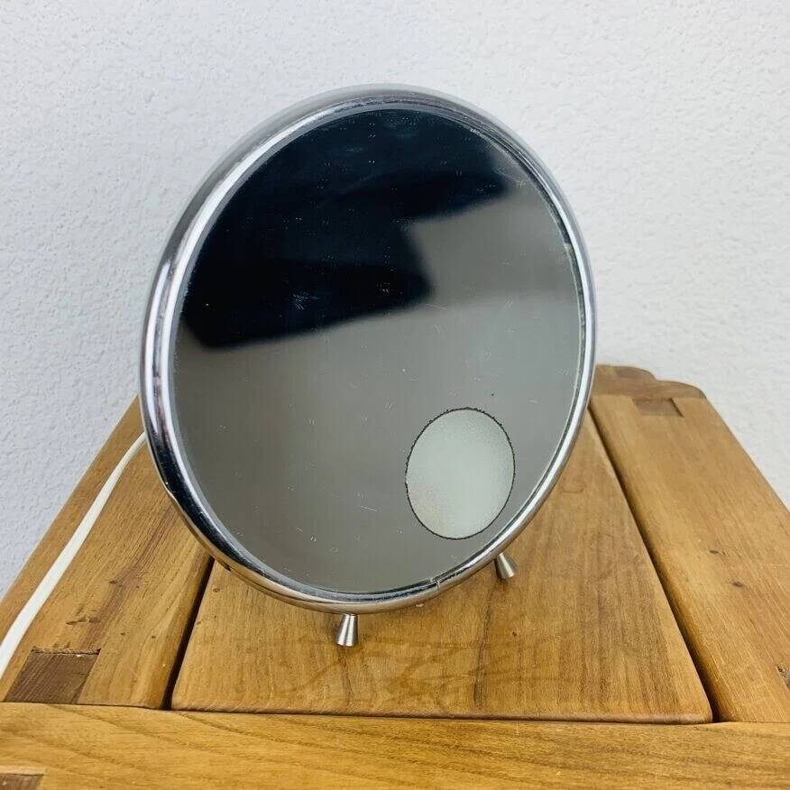 Miroir de barbier Arpin, grossissant et lumineux, vintage, cerclage ...