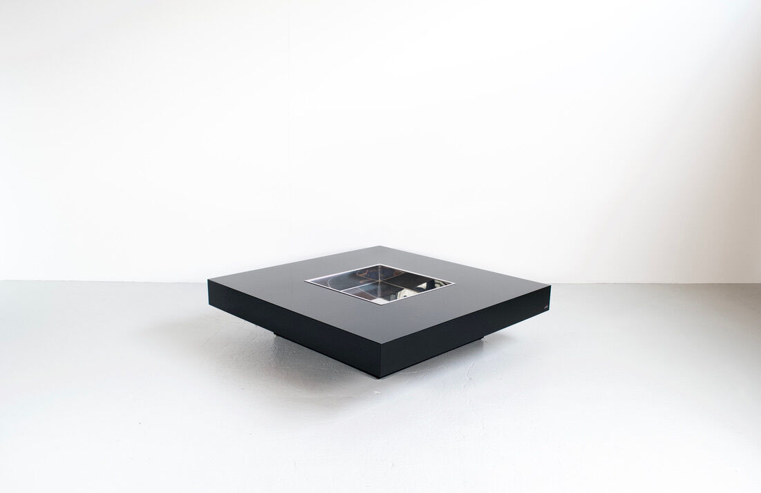 Table basse bar trv willy rizzo années 70' | Selency