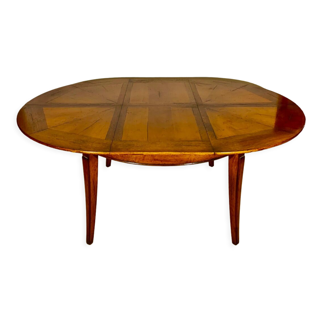 Table ovale, ou ronde avec possibilité de rallonges | Selency