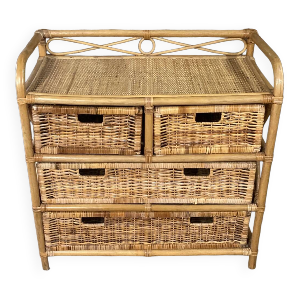 Commode Rotin Gifi