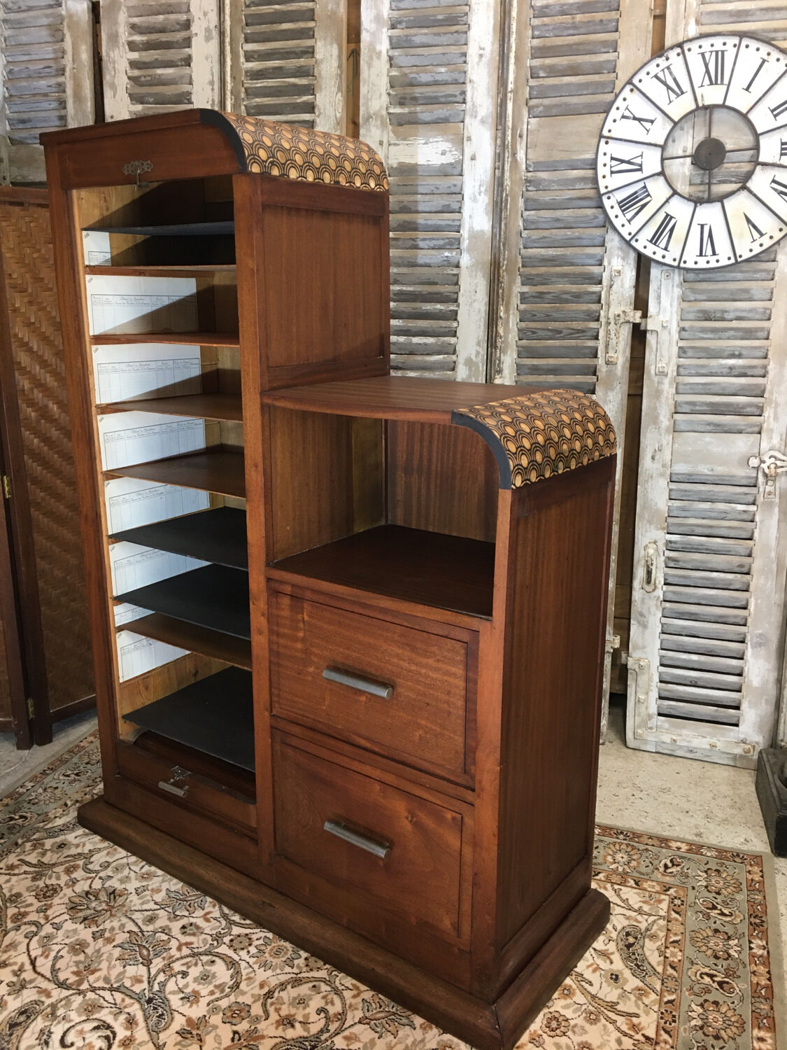 Meuble à rideau art déco | Selency